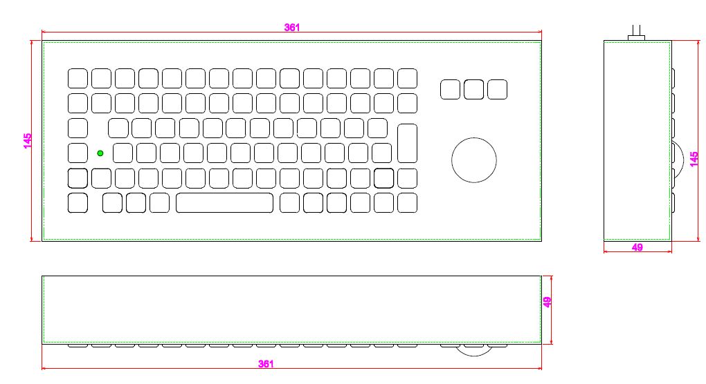 Keyboard-U79-ESD-USB – KOKAHO Global Trading ( PG0463220-W )